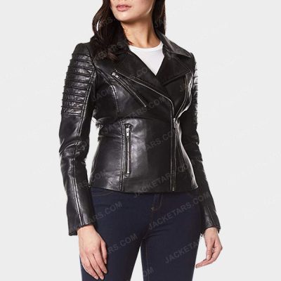 Womens Motorcycle Leather Jacket | Womens Biker Leather Jacket