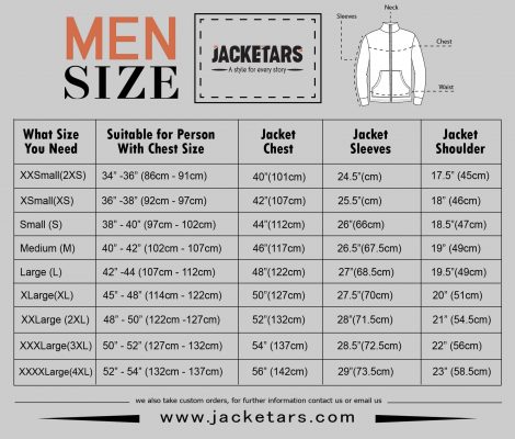 Size Guide - Jacketars