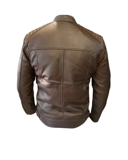 Brown Motorcycle Leather Jacket | Brown Motorcycle Biker Jacket