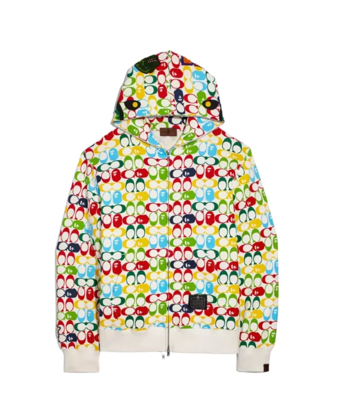 Coach Bape Hoodie | Coach Bape Full Zip Up Hoodie